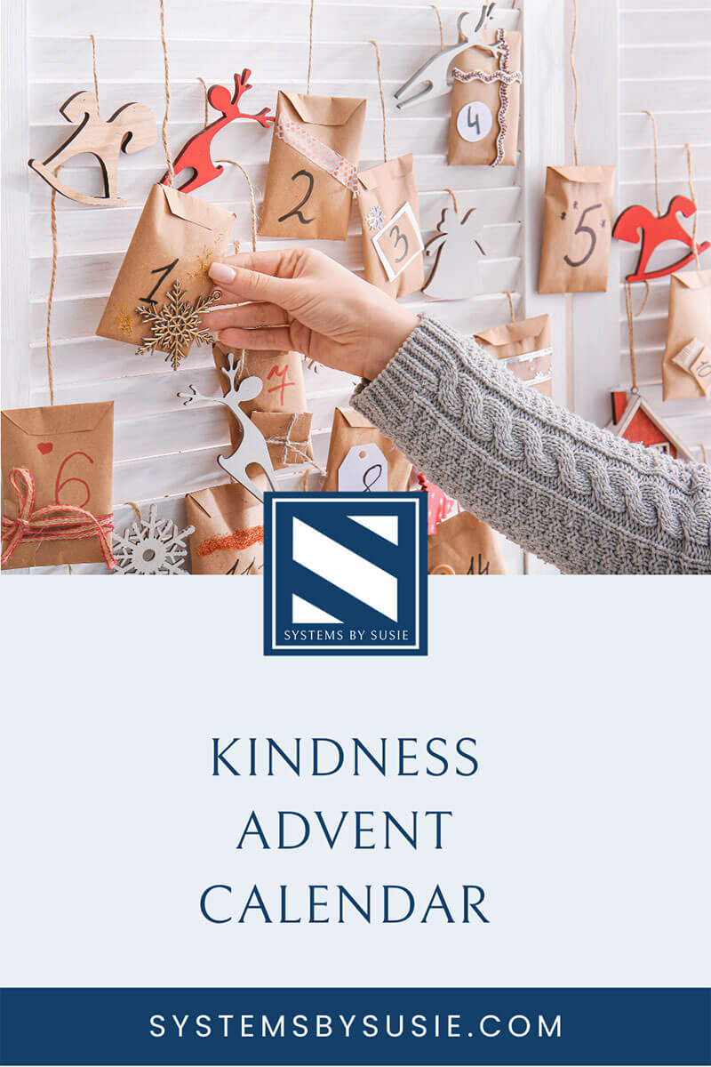 Advent Kindness Countdown - Systems By Susie