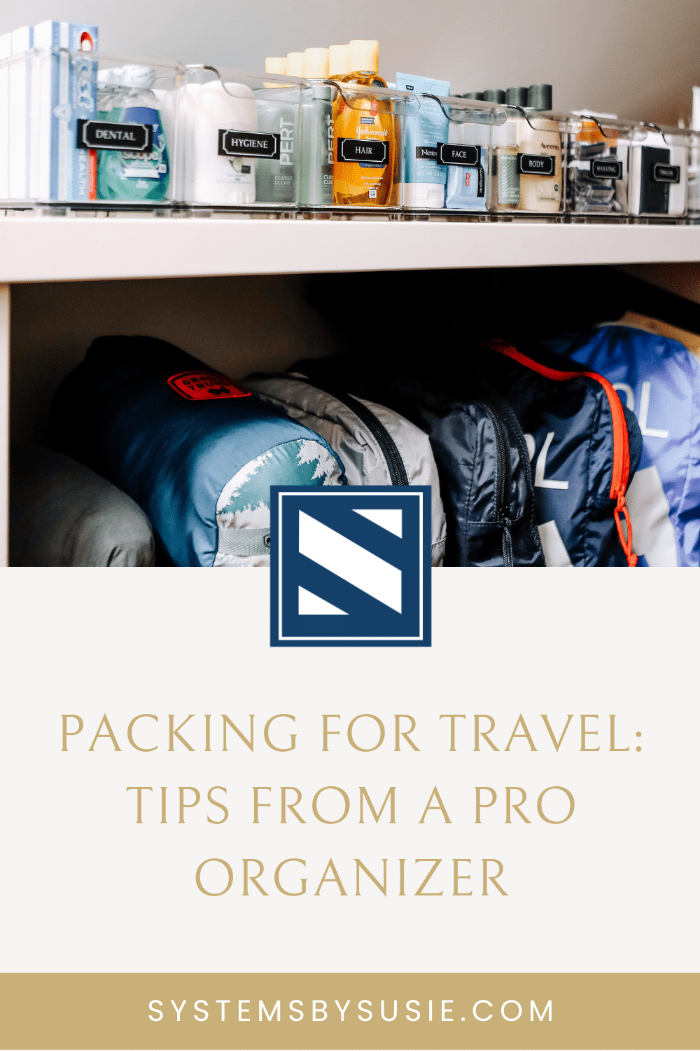 Packing for Travel: Tips from a Professional Organizer - Systems By Susie